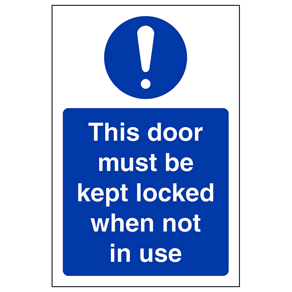 Security Door Signs | Safety Signs 4 Less
