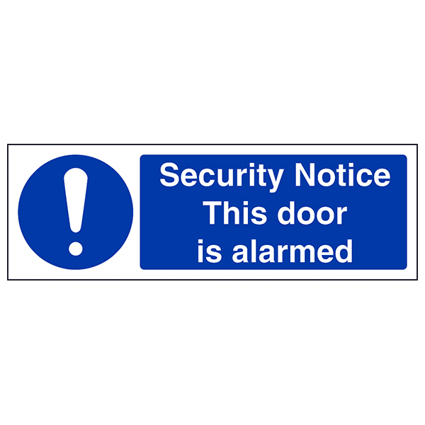 Security Door Signs | Eureka Direct