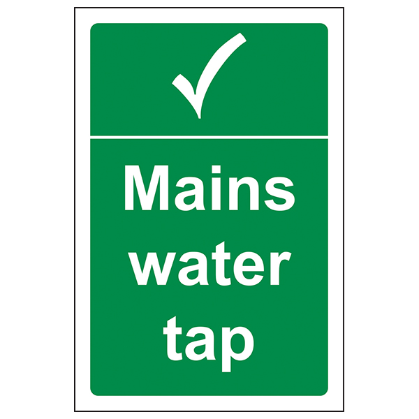 Mains Water Tap | Safety Signs 4 Less