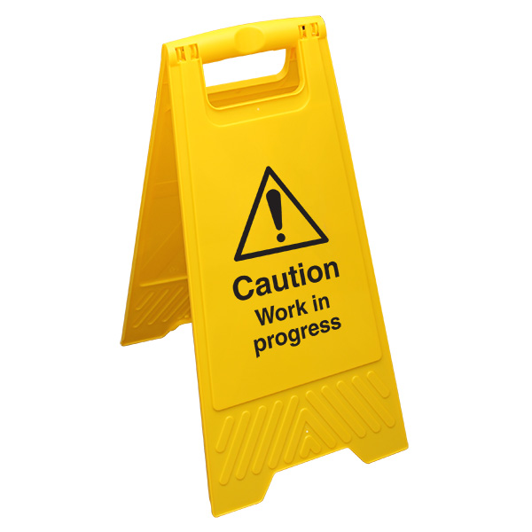 Caution Work In Progress | Safety Signs 4 Less
