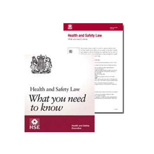 Health and Safety Law Pocket Cards - What You Need to Know | HSE Posters & Wall Charts | Notices ...