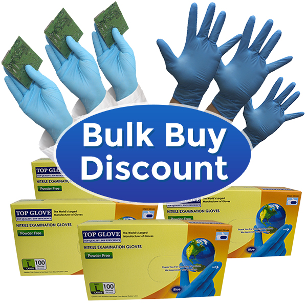 Nitrile Gloves | Blue Nitrile Gloves | Disposable Gloves | JustGloves
