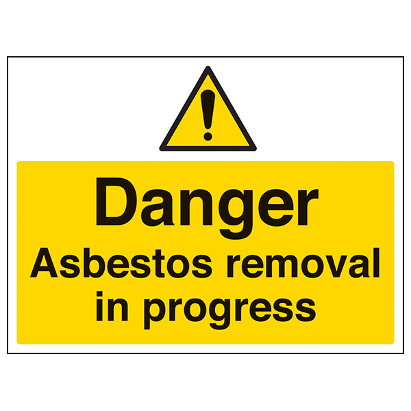 Danger Asbestos Removal - Large Landscape | Safety Signs 4 Less