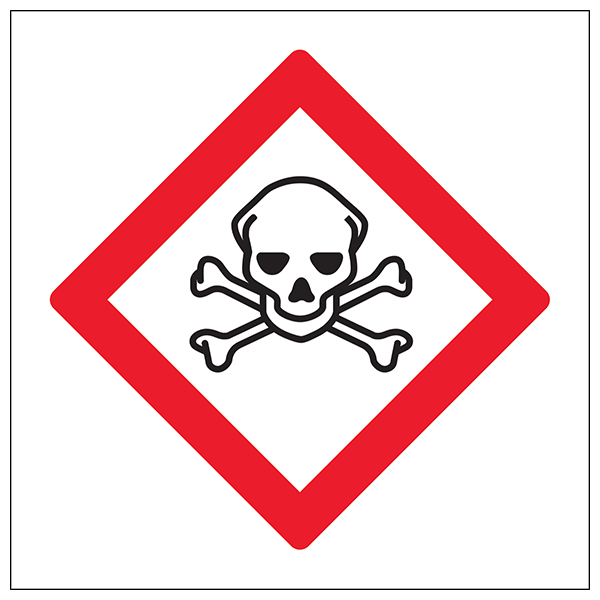 Storage Area Marking Skull And Crossbones | Safety Signs 4 Less