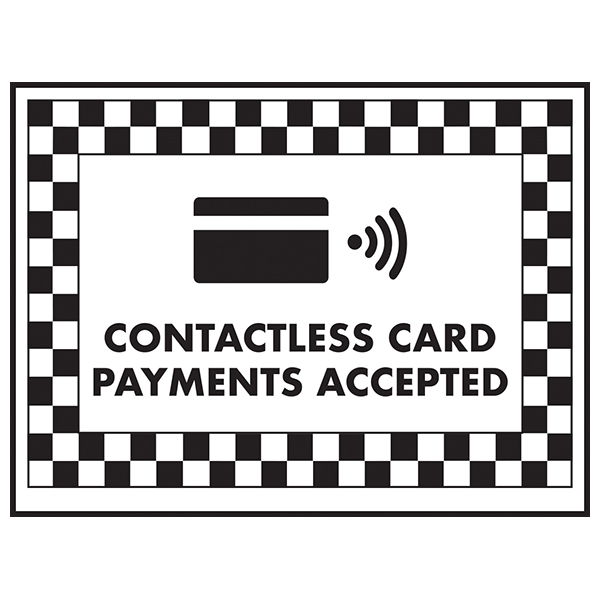 Contactless Card Payments Accepted | Payment Signs | Safety Signs 4 Less