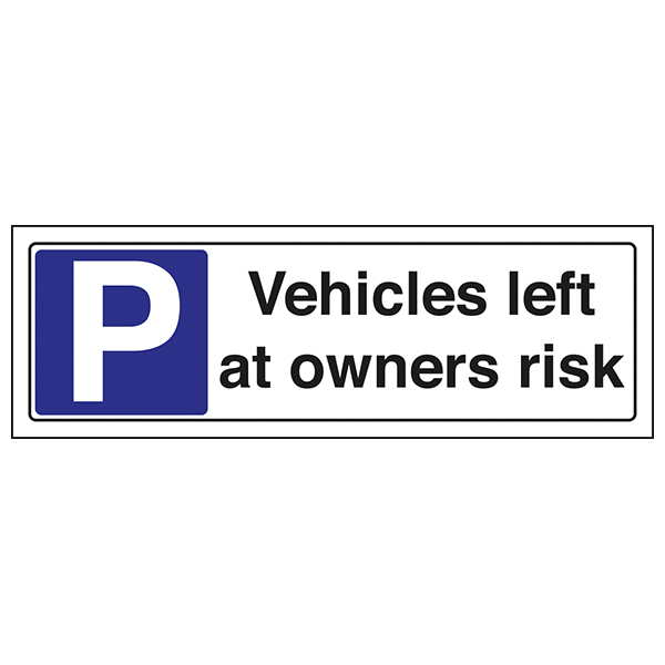 Parking Control Signs | Safety Signs 4 Less