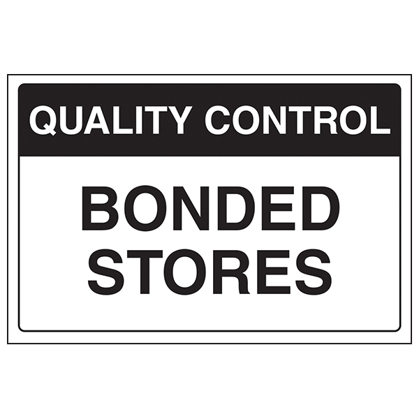 Quality Control Signs | Safety Signs 4 Less