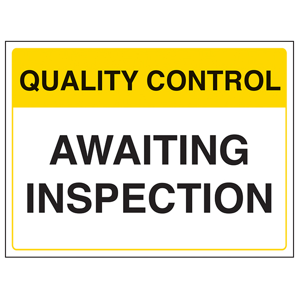 Quality Control Signs | Eureka Direct