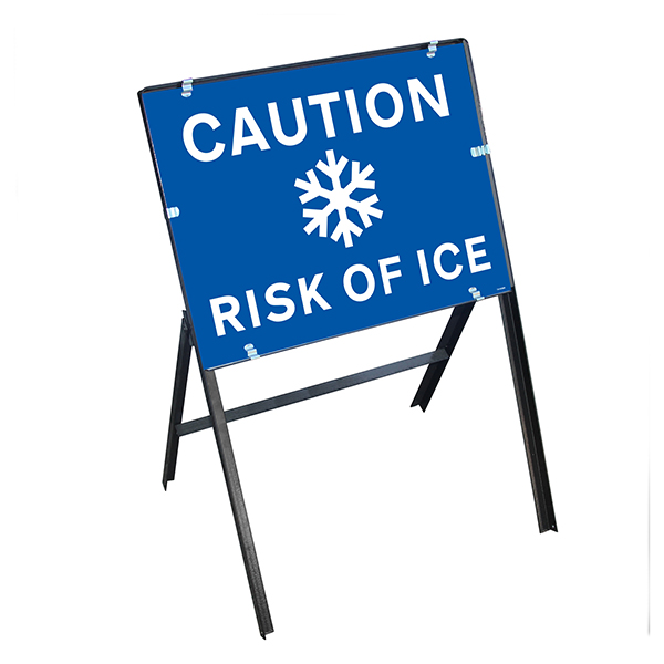 Caution Risk Of Ice | Winter Safety Signs | Safety Signs | Safety Signs ...