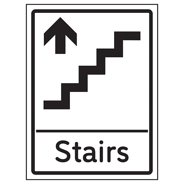 Stairs Arrow Up | Stairway Signs | Information Signs | Safety Signs 4 Less
