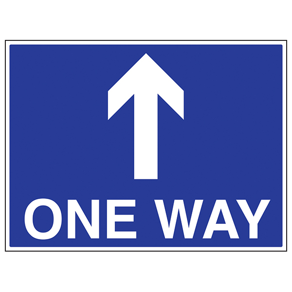 One Way Arrow Up | Traffic and Parking Signs | Reflective Traffic Signs ...