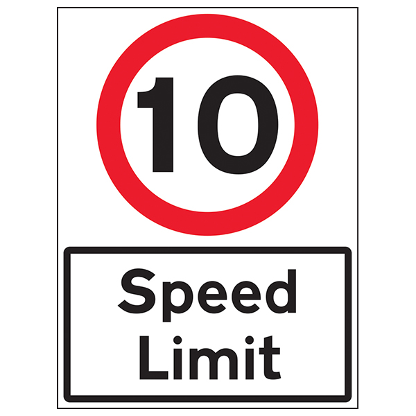 Reflective Speed Awareness Signs | Safety Signs 4 Less
