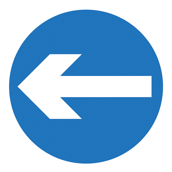 Turn Left Arrow | Traffic and Parking Signs | Reflective Traffic Signs ...