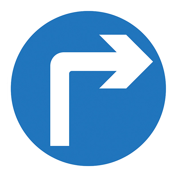 Right Turn Ahead | Traffic and Parking Signs | Reflective Traffic Signs ...