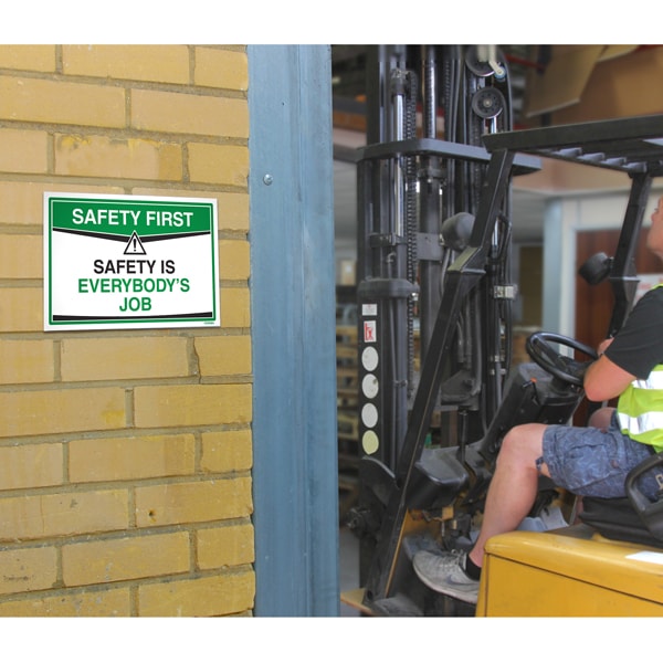Safety Is Everybody's Job | Safety Signs 4 Less