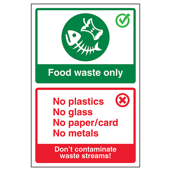 Food Waste Only / Don't Contaminate Waste Streams! | Do's and Don'ts ...
