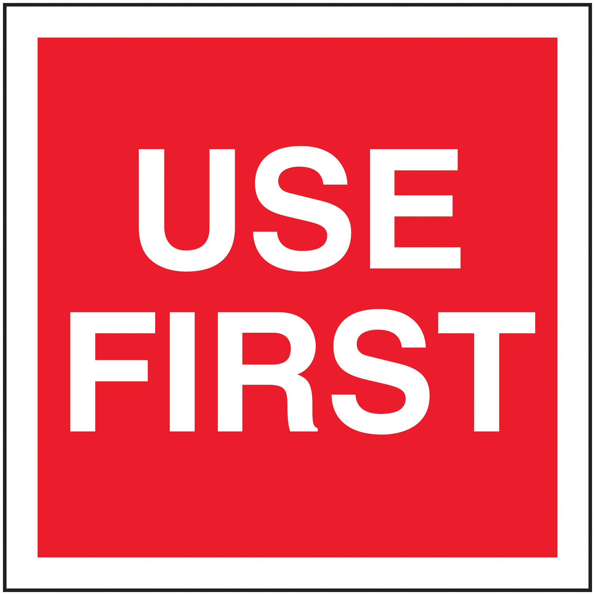 Use First Labels On A Roll | Food Safety Labels | Labels On A Roll ...