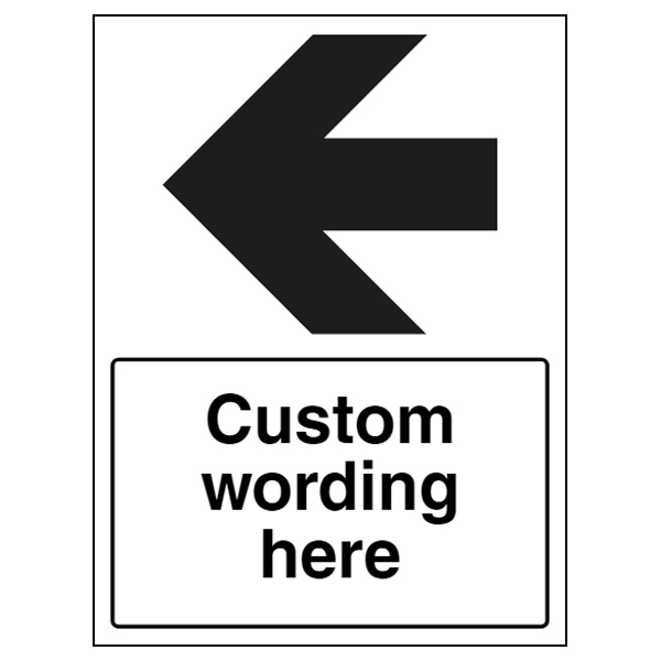 Custom Directional Signs | Safety Signs 4 Less