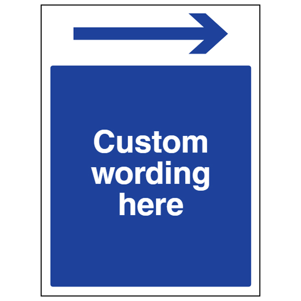 Custom Directional Signs | Safety Signs 4 Less