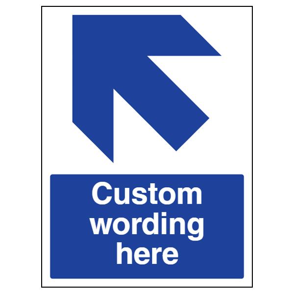 Custom Directional Signs | Safety Signs 4 Less