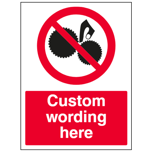 Custom Prohibition Signs | Safety Signs 4 Less