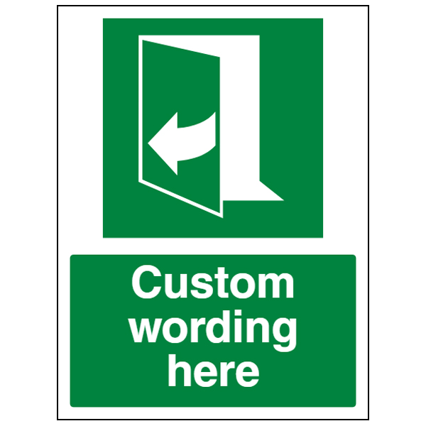 Custom Emergency Signs | Safety Signs 4 Less