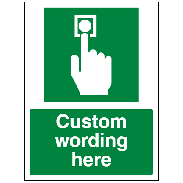 Custom Emergency Signs | Safety Signs 4 Less