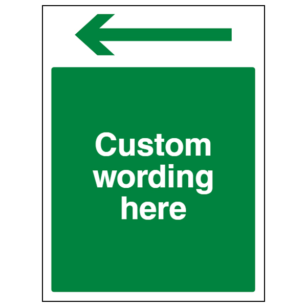 Custom Directional Signs | Safety Signs 4 Less