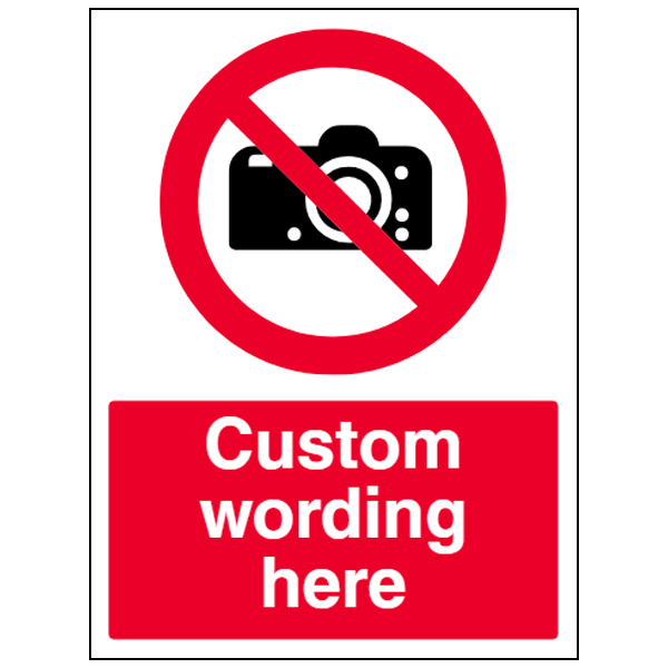 Custom Prohibition Signs | Safety Signs 4 Less