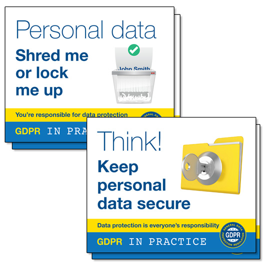 GDPR In Practice Stickers – For Personal Data Storage | JustGloves